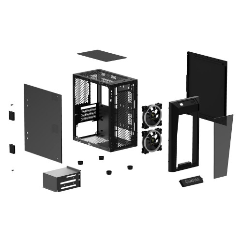 Gamdias TALOS E1 Mini Tower PC Case RGB Desktop Casing Front ...